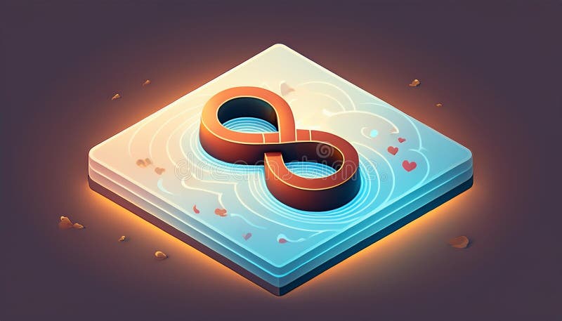 Illustrated Infinity Symbol Stock Illustration - Illustration of ...