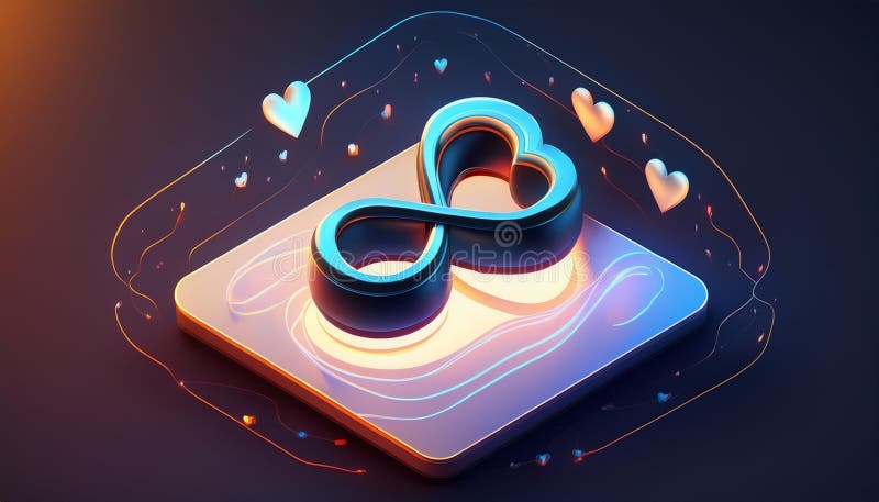 Illustrated Infinity Symbol Stock Illustration - Illustration of ...