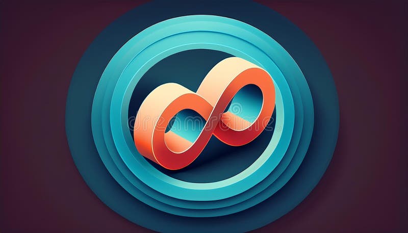 Illustrated Infinity Symbol Stock Illustration - Illustration of ...
