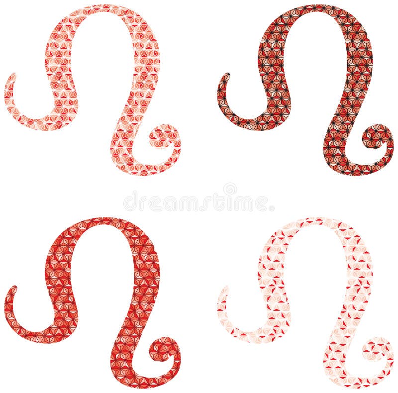 Leo Zodiac Sign stock vector. Illustration of astrological - 111085183