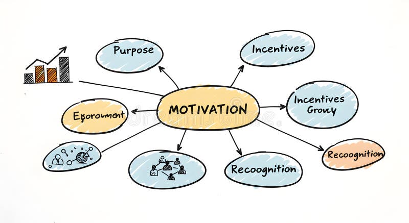 Illustrated Mind Map Representing the Elements of Professional ...
