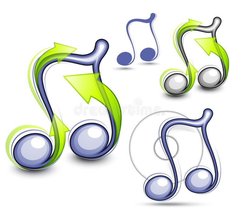 Music Notes Direction Stock Illustrations – 91 Music Notes Direction ...