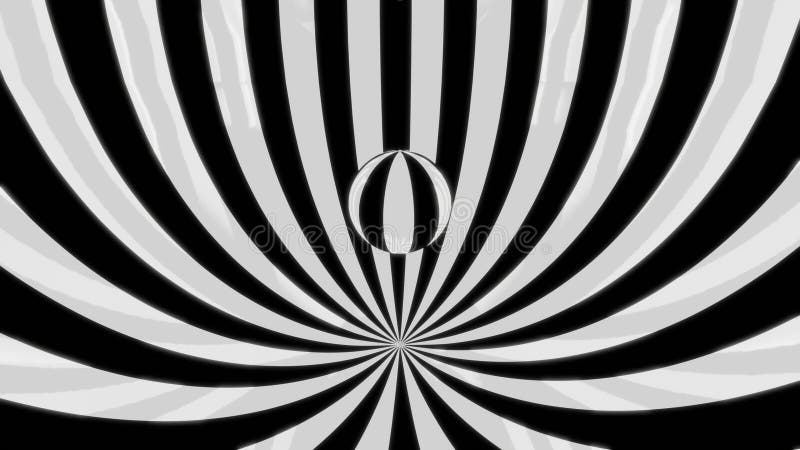 Illustrated Optical Illusion Stripes Stock Illustration - Illustration ...