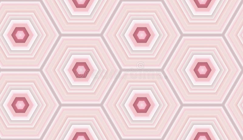 Pink Hexagon Tile stock illustration. Illustration of graphic - 29915910