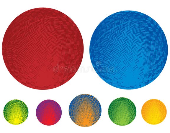 Illustrated Rubber Balls stock vector. Illustration of balls - 2590390