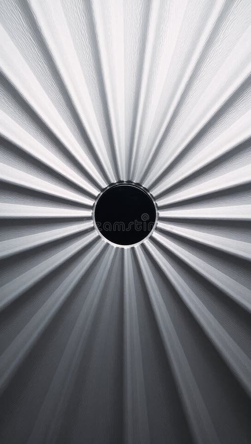 Illustrated Scene Featuring a Radial Pattern with a Silvery Metal ...