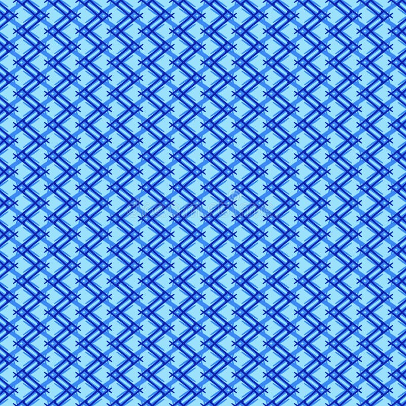 Illustrated Seamless Blue Zigzag Pattern Background Stock Illustration ...