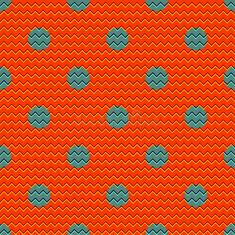 Illustrated Seamless Pattern, Geometric Repeat Background Stock ...