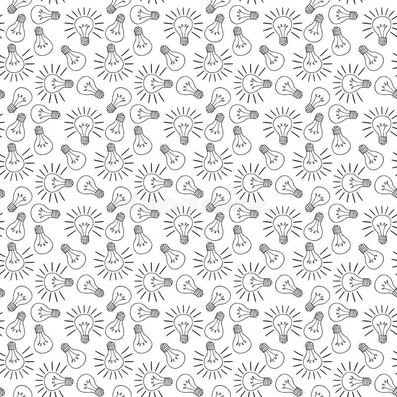 Illustrated Seamless Pattern Stock Vector - Illustration of detail ...
