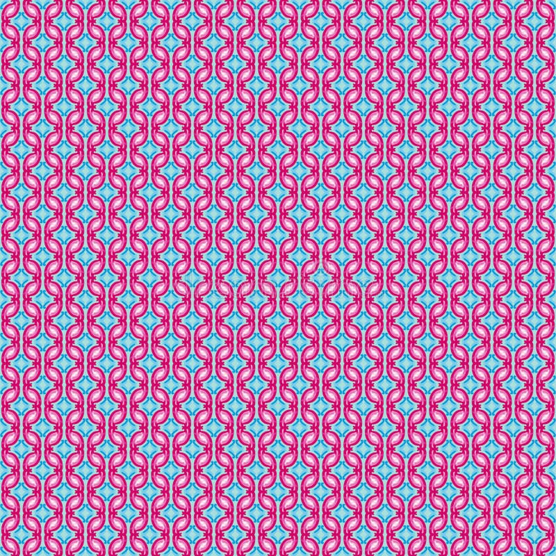 Illustrated Seamless Pink Zigzag Pattern Background Stock Illustration ...