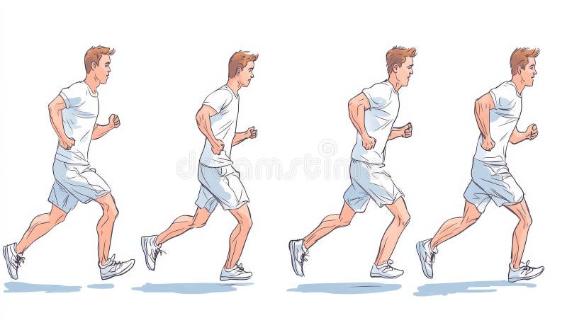 Dynamic Body Movement Pose Sketch Stock Photos - Free & Royalty-Free ...