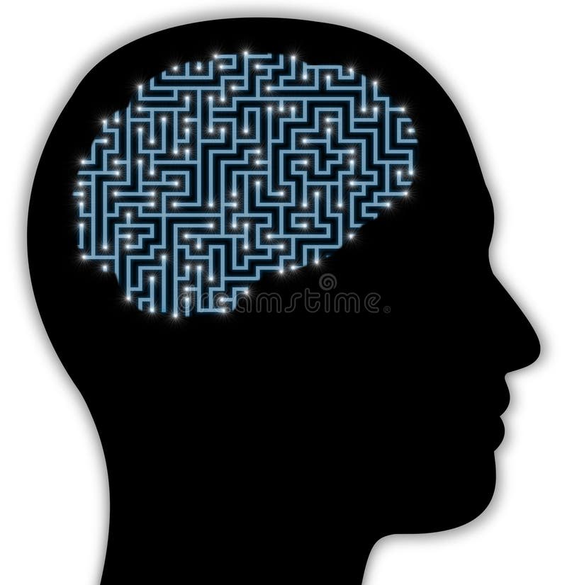 Mind Maze stock illustration. Illustration of graphic - 29915868