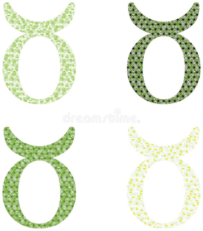 Taurus Zodiac Sign stock vector. Illustration of element - 111085115