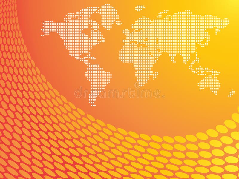 Illustrated World Map Picture. Image: 9280508