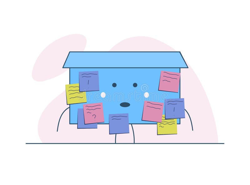 Illustrathion Cartoon Box is really Busy Stock Vector - Illustration of ...