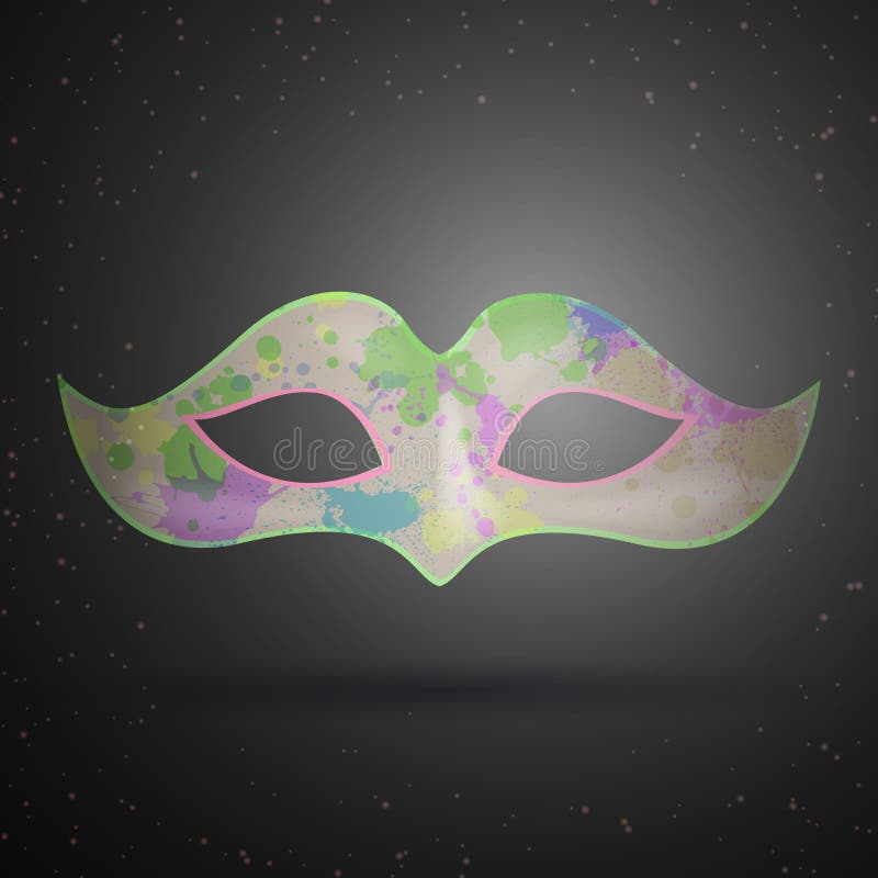 Het masker van Carnaval vector illustratie. Illustration of verbeelding ...