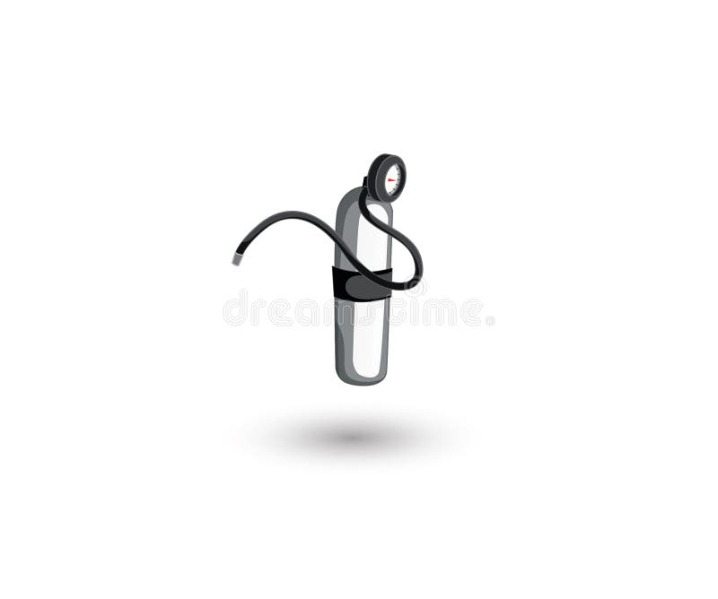 Illustratie Van Het Zuurstof De Vectorontwerp Stock Illustratie ...