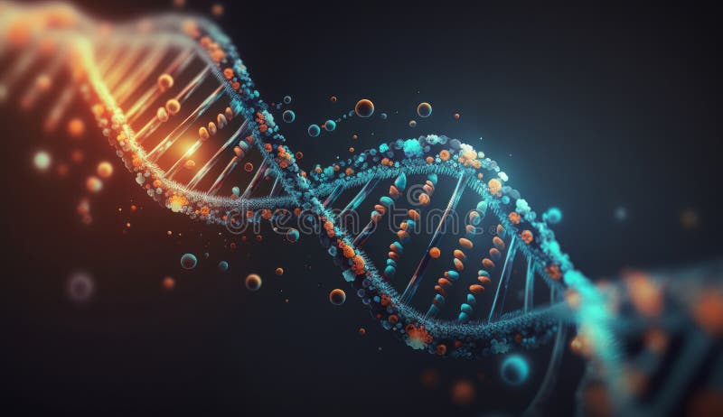 Illustrating the Building Blocks of Life: the Power of DNA. Generative ...