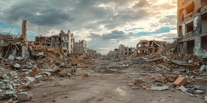 Illustrating Devastation and Suffering: Postwar Rubble Backdrop in ...