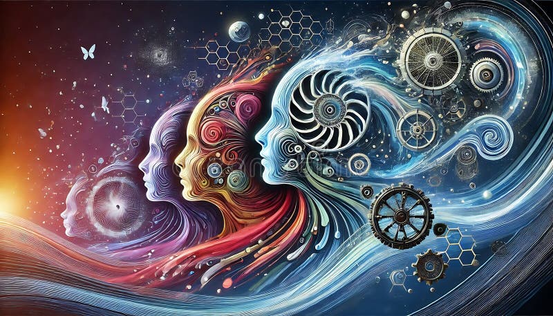 Illustrating Human Adaptability with Fluid and Changing Visuals with ...