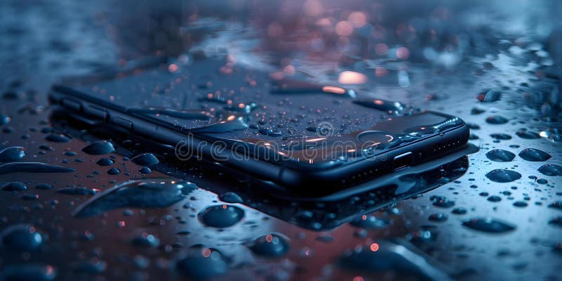 Illustrating Technology Communication or Water Damage Concepts with a ...