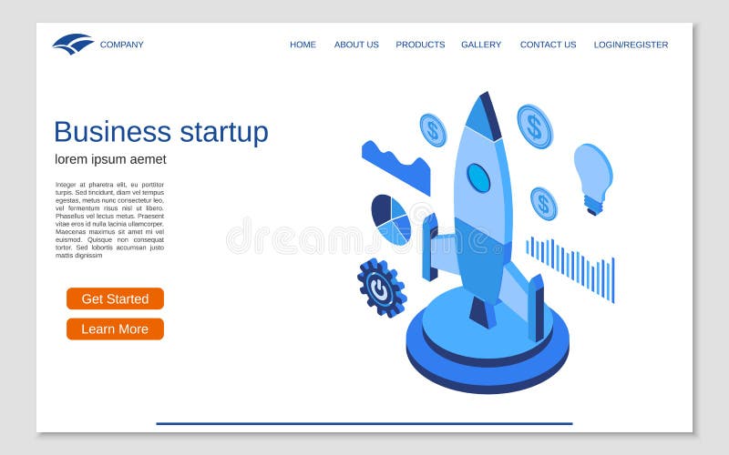 Business Startup Vector Concept Stock Vector - Illustration of ...