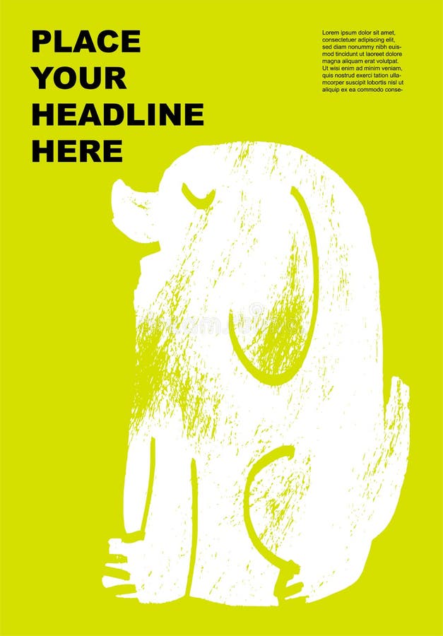 Dog, Puppy. Abstract Domesticated Animal Poster. Jungle, Forest. Set of ...