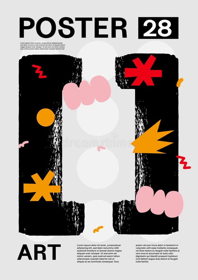 Sign (). Poster Layout Design. Bracket. Cute Font. Template Poster ...