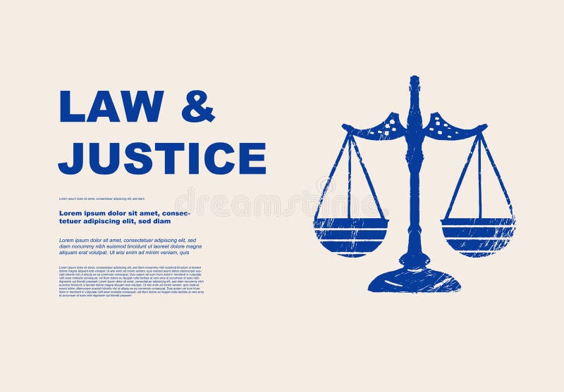 Scales. Concept of Law Justice. Set of Posters of Jurisprudence Stock ...