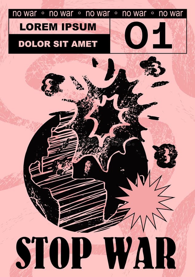 Military Explosion, Earth Set of Vector Illustration Stock Vector ...