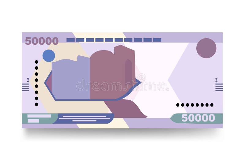 Uzbek Money Set Bundle Banknotes. Stock Vector - Illustration of ...