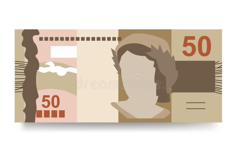 Brazil Money Set Bundle Banknotes. Stock Vector - Illustration of note ...