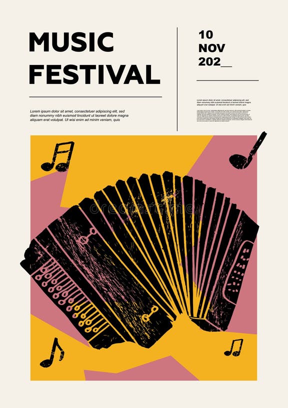 Accordion, Squeezebox, Squeeze Box, Squeeze-box, Bayan Stock Vector ...