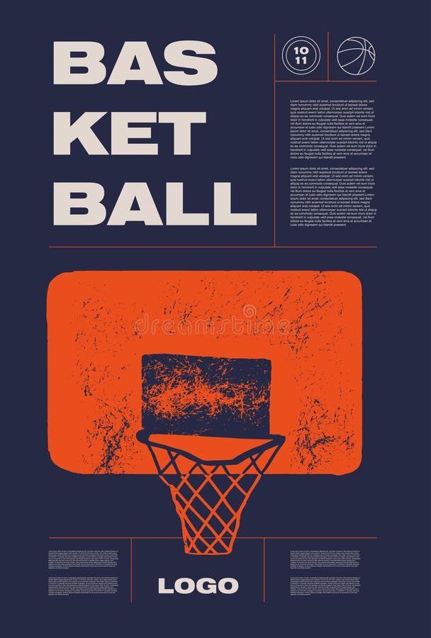 Basketball. Collection of Basketball Designs Stock Vector ...