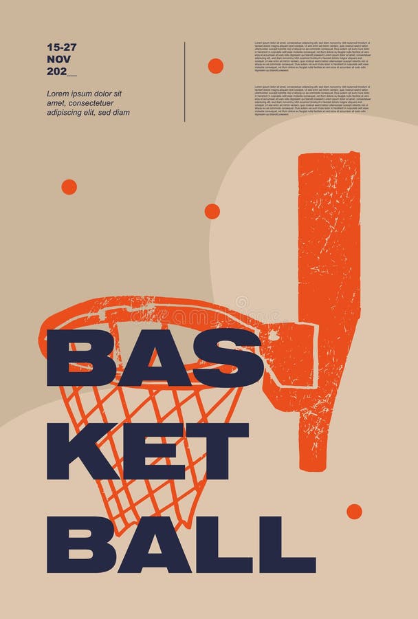 Basketball. Collection of Basketball Designs Stock Vector ...