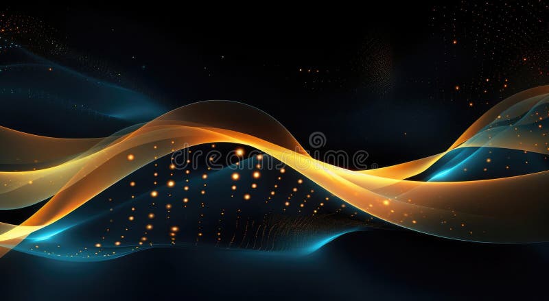 Illustration from Abatract Energy Waves Stock Illustration ...