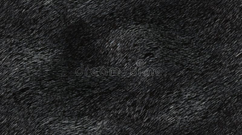 Abstract Background of Black Fur Texture Stock Illustration ...