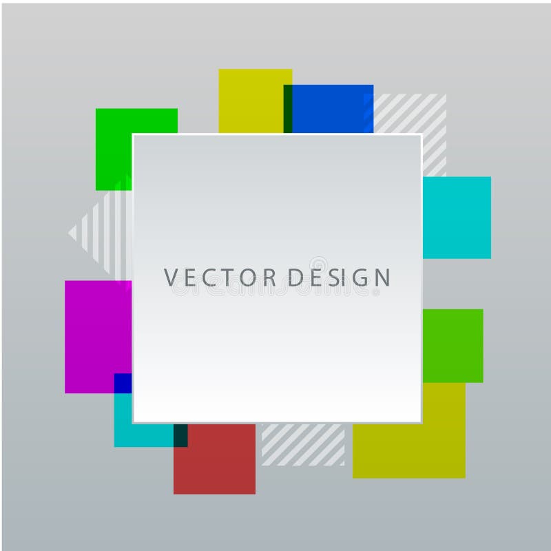 Abstract Background of Grey Box. Template for a Text Stock Vector ...