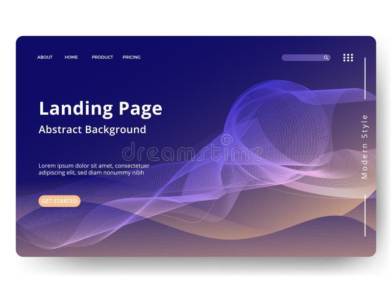 Illustration stock vector. Illustration of website, gradient - 160946325