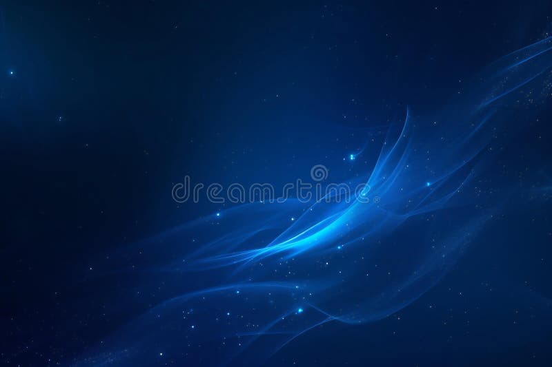 Abstract Blue Background, Beautiful Lines and Blur, Stock Illustration ...