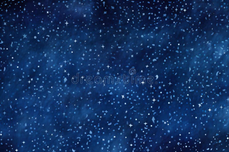 Abstract Blue Background with Stars and Nebula, Texture of the Sky ...