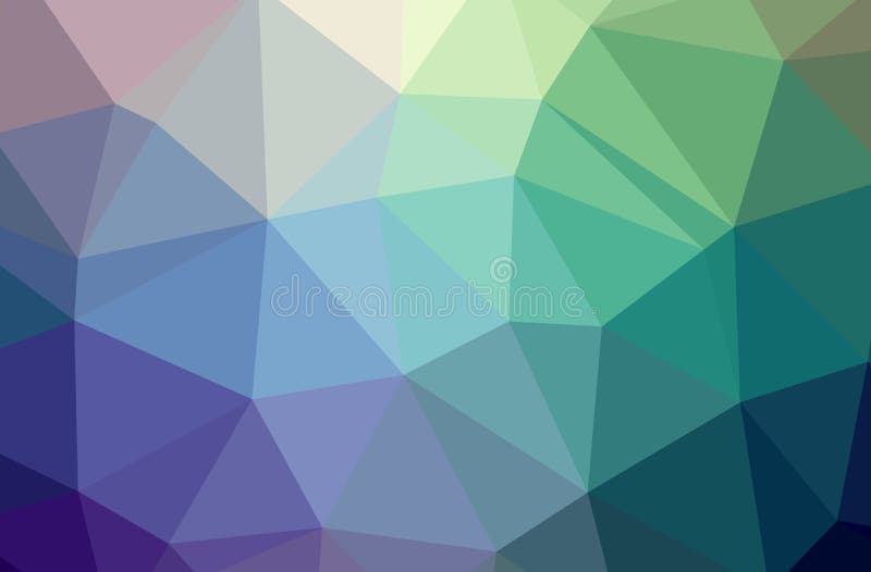 Illustration of Abstract Blue and Brown Horizontal Low Poly Background ...