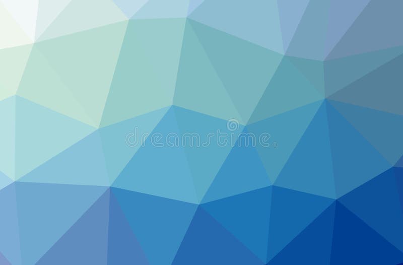 Illustration of Abstract Blue Horizontal Low Poly Background. Beautiful ...
