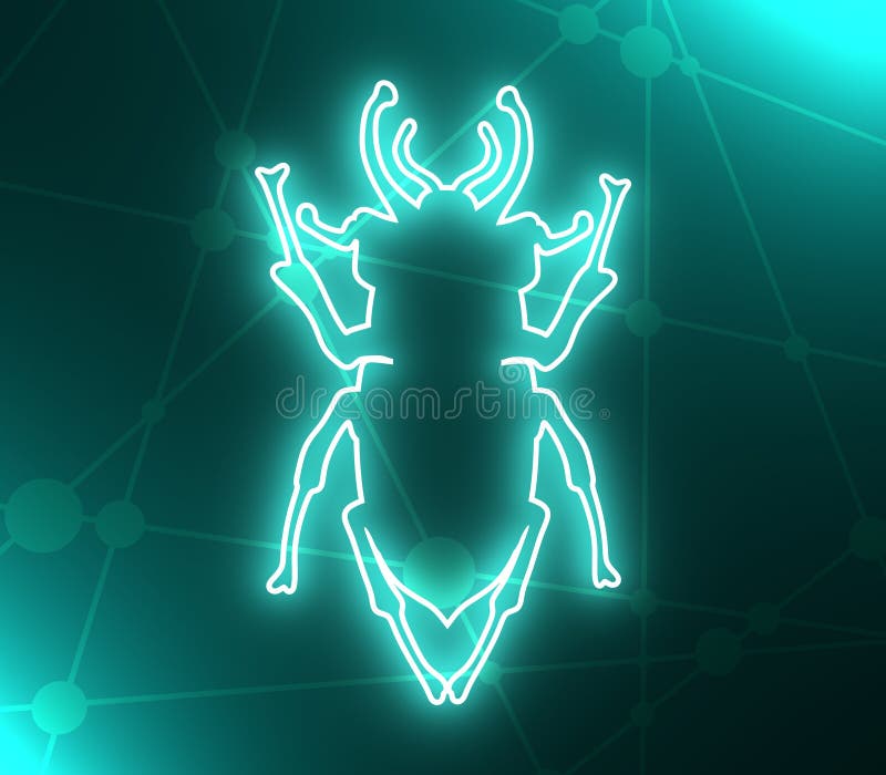 Abstract Insect Illustration Stock Illustration - Illustration of sign ...