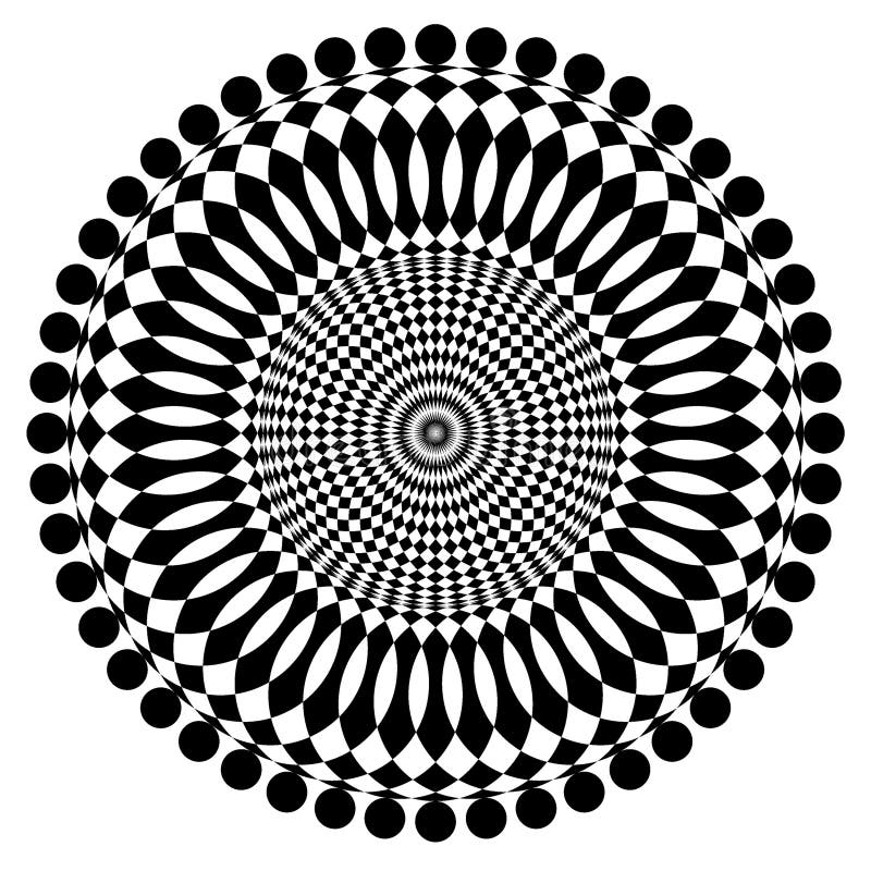 Illustration Abstract Circle of Negative Space for Copy Placement is ...