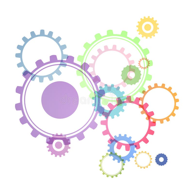 Cog wheels stock illustration. Illustration of circle - 30174813