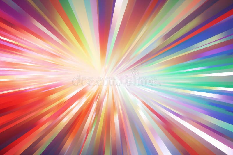 Abstract Colorful Background with Rays and Beams Stock Illustration ...