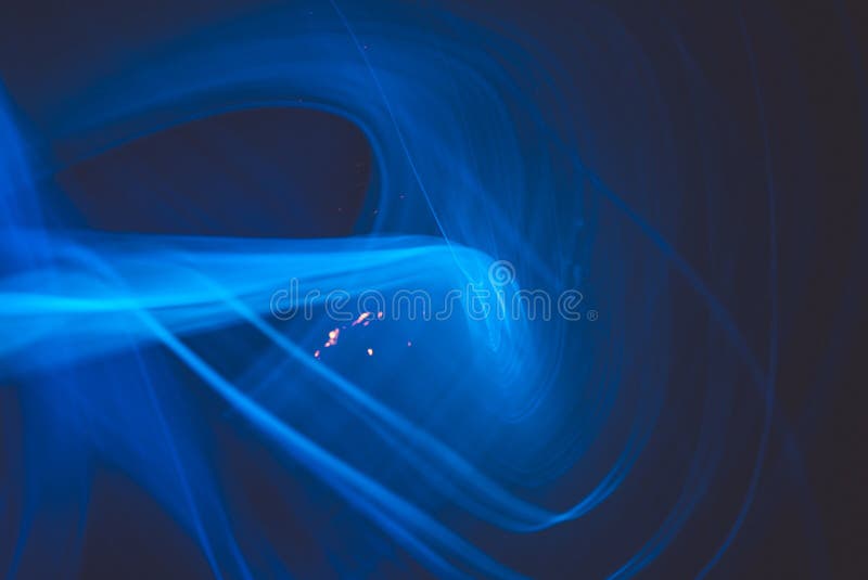 Illustration with Abstract Colorful Effects. Light Painting. Abstract ...