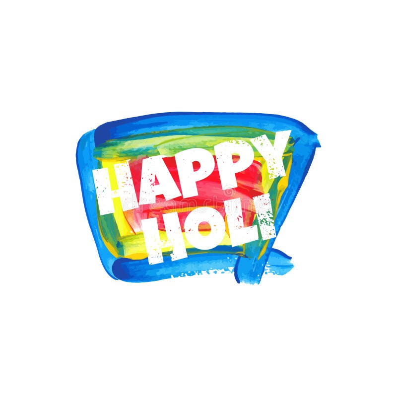 Illustration of Abstract Colorful Happy Badge. Vector Stock Vector ...