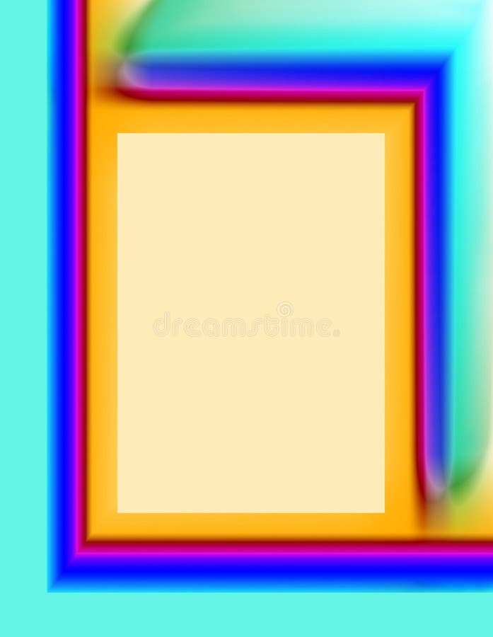 Illustration of Abstract Colorful Vertical Frame Stock Illustration ...